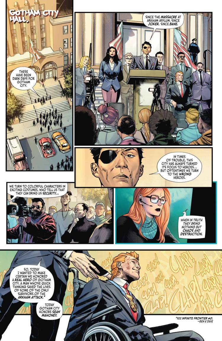 Batman's Downfall Begins As Gotham Celebrates Its "Real Hero"