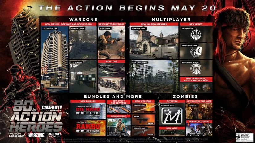 COD Rambo, Die Hard Bundles Detailed In Season Three Reloaded Roadmap
