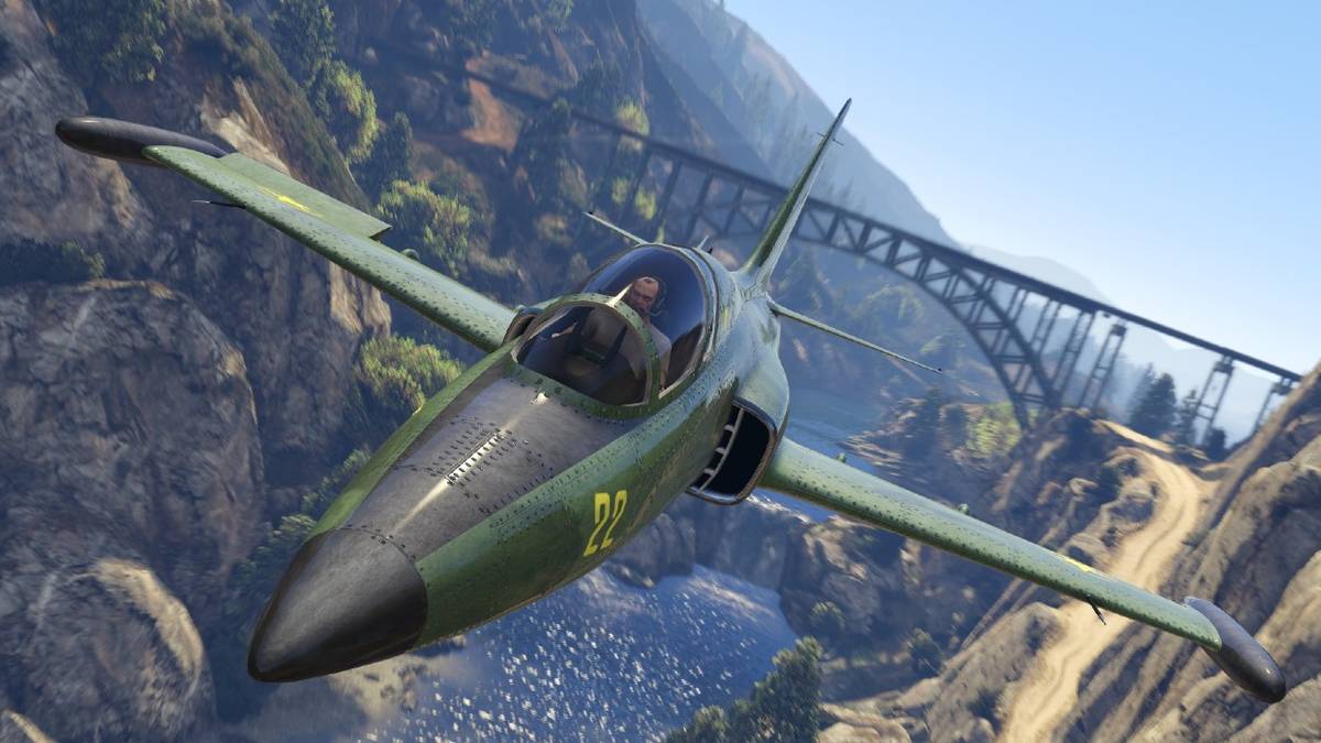 GTA Online Stunt Jet Pilot Pushes Game's Ridiculous Physics To the Limit