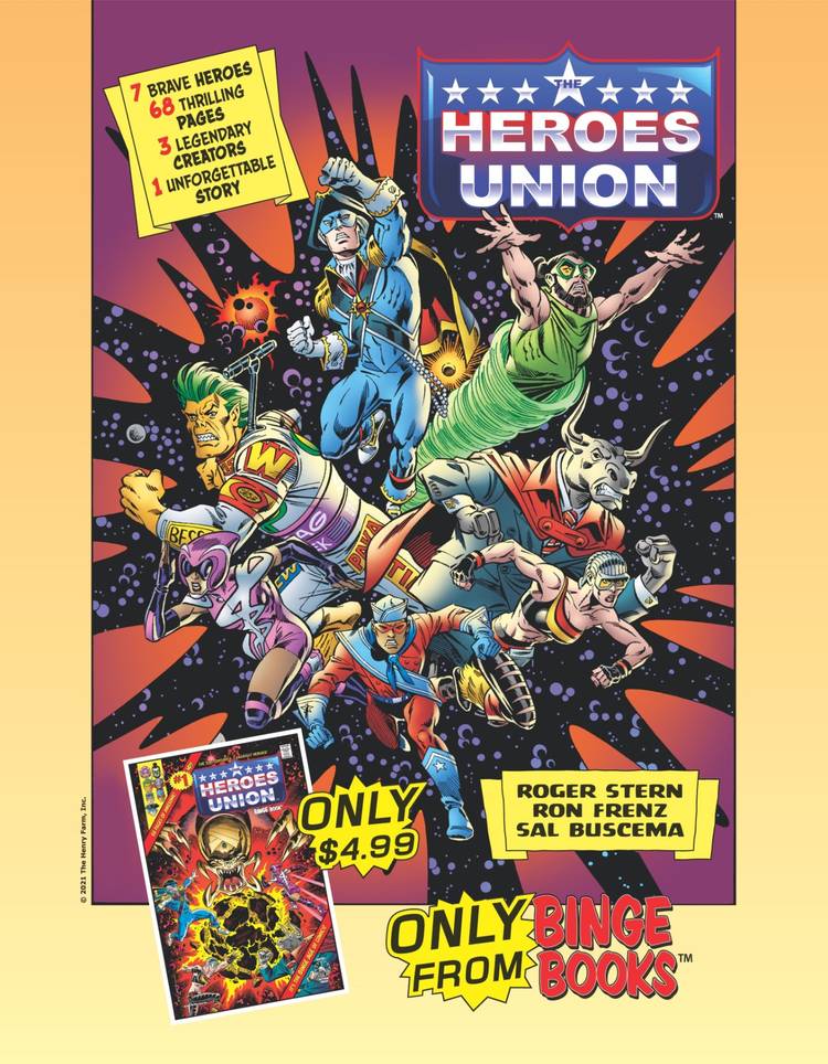 The Heroes Union: New Giant-Sized Comic Unites All-Star Creative Team