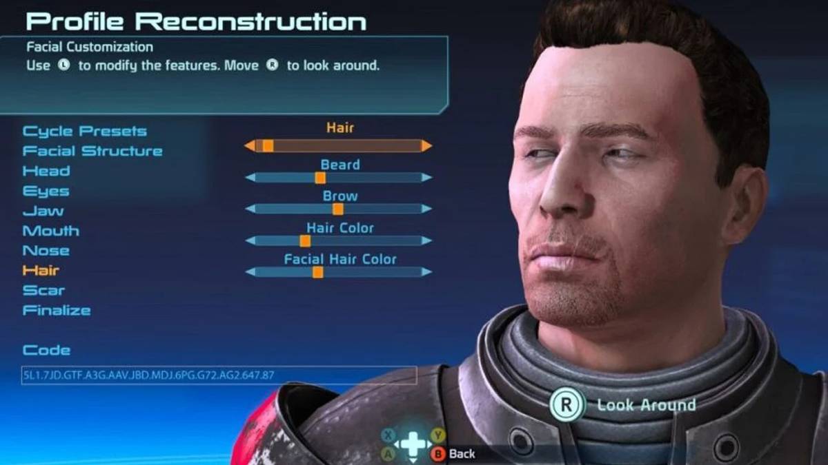 Mass Effect Legendary Edition: How to Use Face Codes