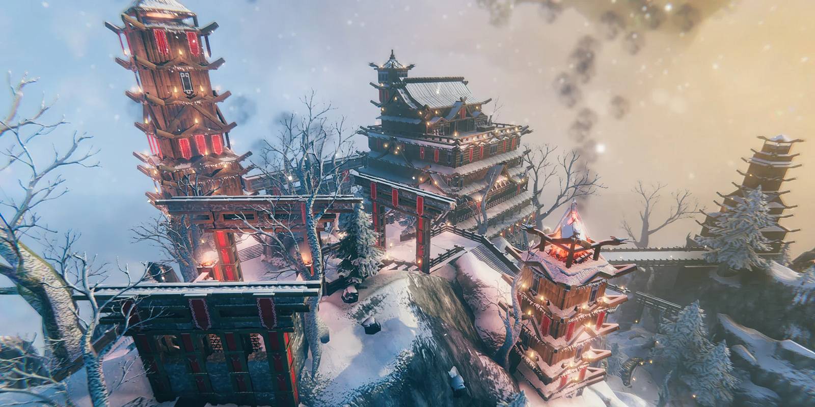 Valheim Japanese Megabase Built In the Mountains Is Gorgeous