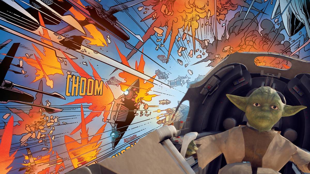 Yoda Shows Off His Pilot Skills In Epic Space Fight