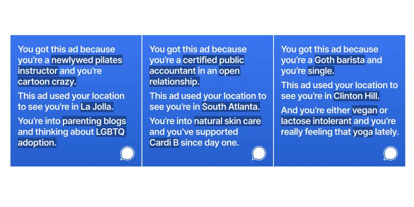 Signal's Controversial Instagram Ads That Facebook Doesn't Want You To See