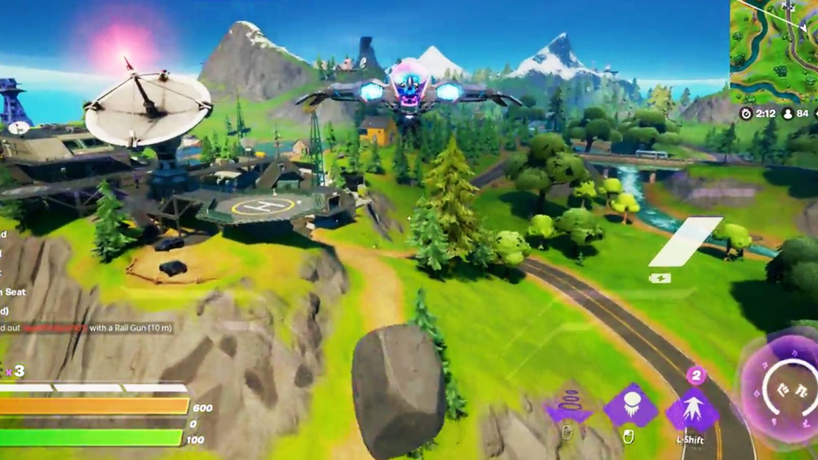 Fortnite UFOs Can Bowl Rocks To Kill Enemies