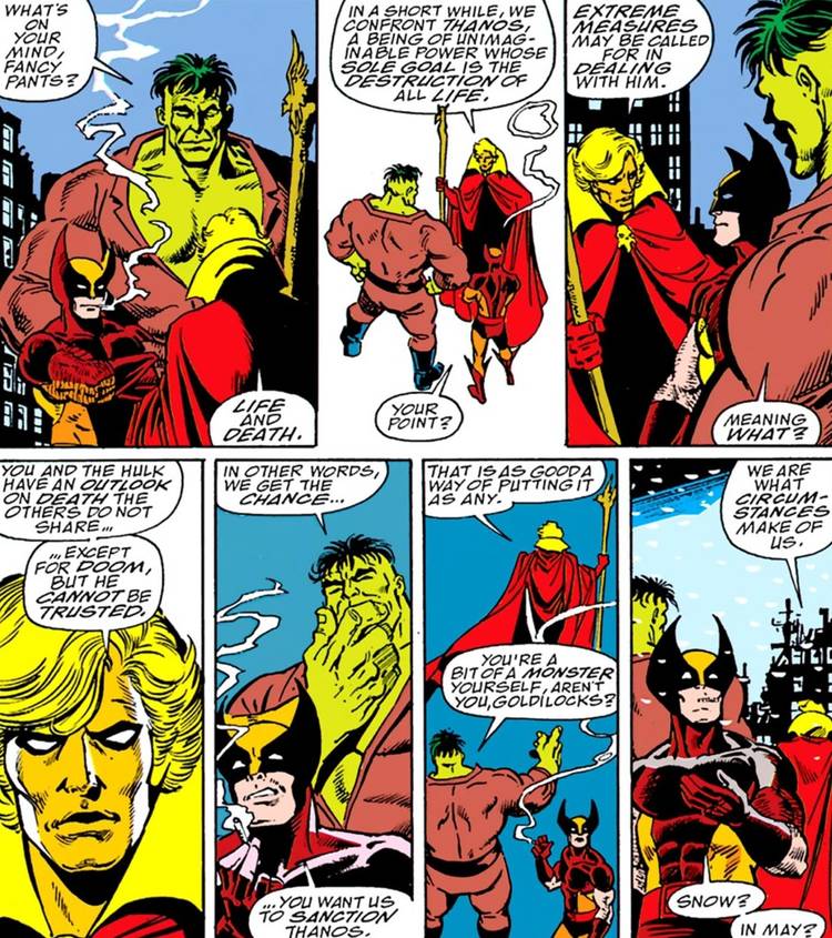 Wolverine & Hulk Secretly Agreed to Kill Thanos After His Comic Snap