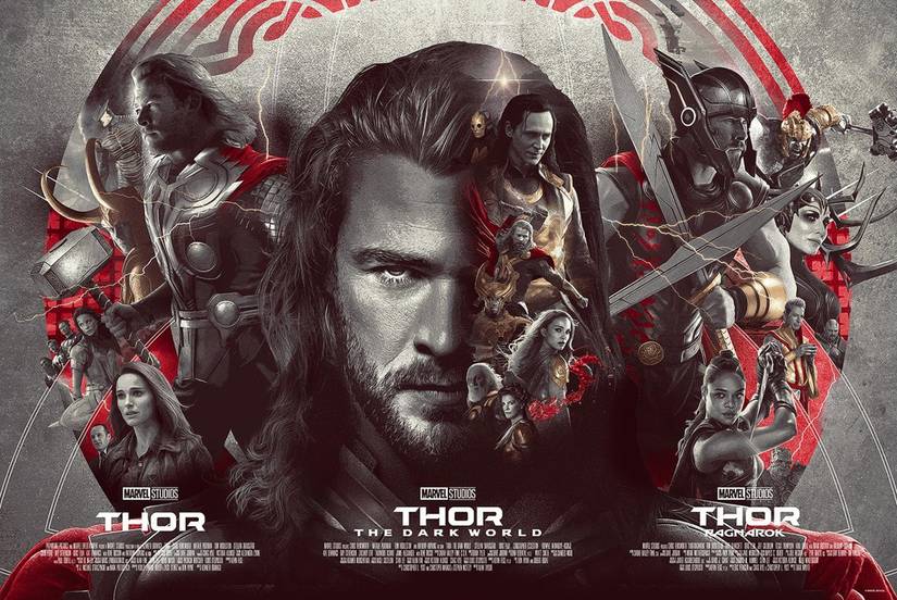 Iron Man, Captain America & Thor Trilogies Get Stunning Marvel Posters