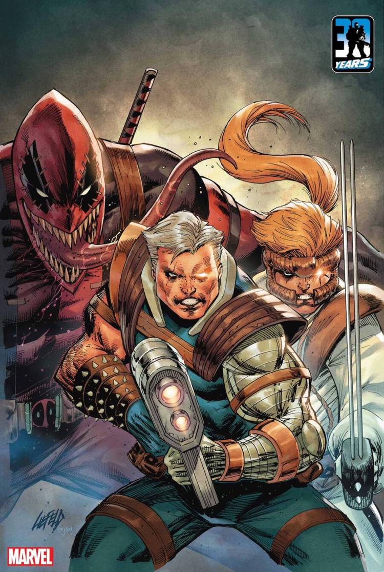 Cable Recruits A Venomized Deadpool In X-Force Anniversary Special