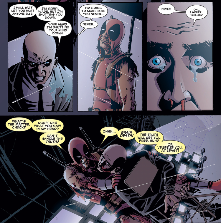 Professor X Died After Reading Deadpool’s Mind