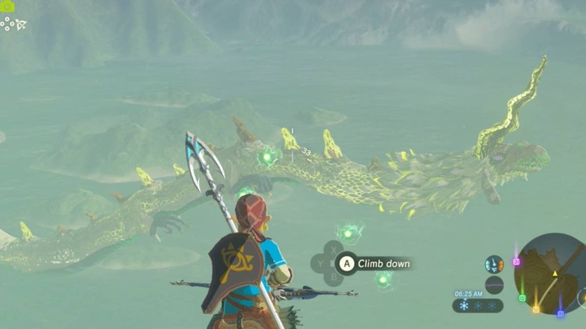 Zelda: BOTW Player Comes Across a Weird Dragon Glitch