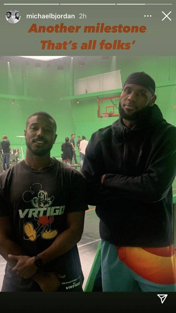 Michael B. Jordan Shares BTS Image of Space Jam 2 Cameo