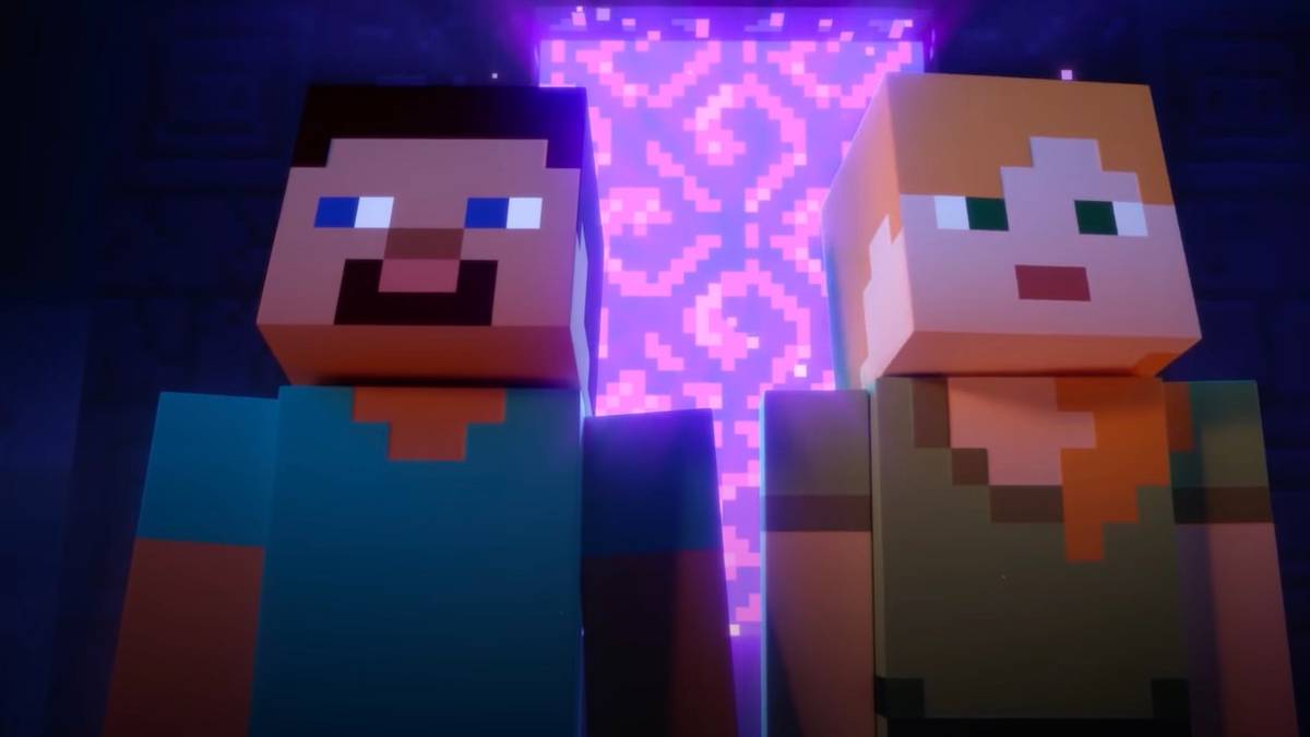 Massive Minecraft Falling Sand Art Creates Giant Steve Picture