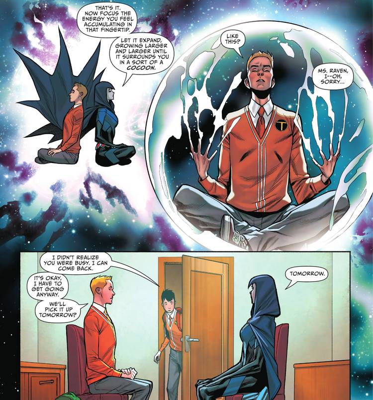 Raven is Teaching DC's Next Generation Of Great Magic Users