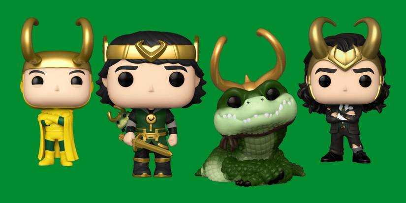MCU Loki Funko Pops Include Alligator Loki & The Other Variants