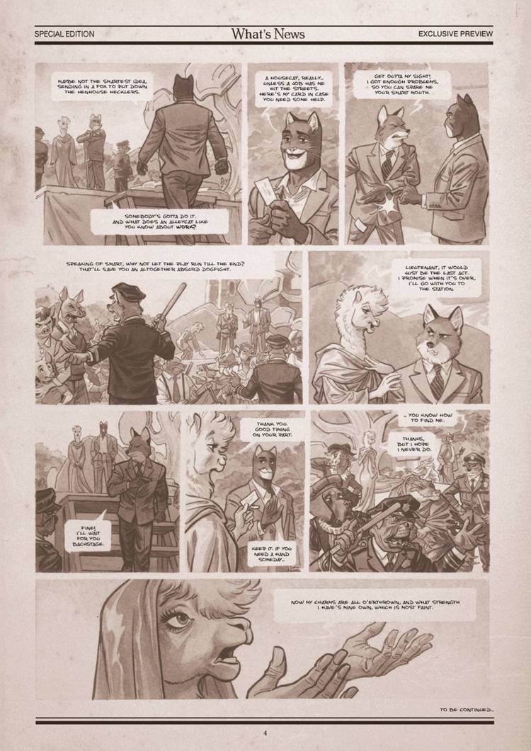 Blacksad, The Original Zootopia, is Getting a New English Volume