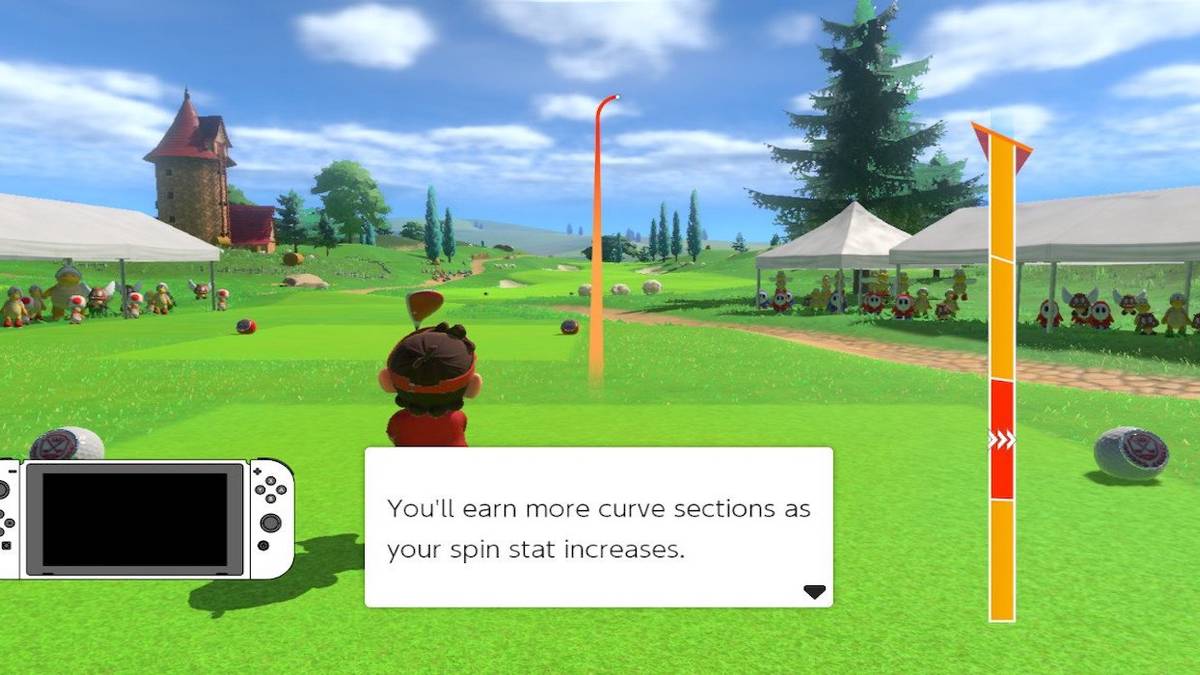 How to Curve in Mario Golf: Super Rush