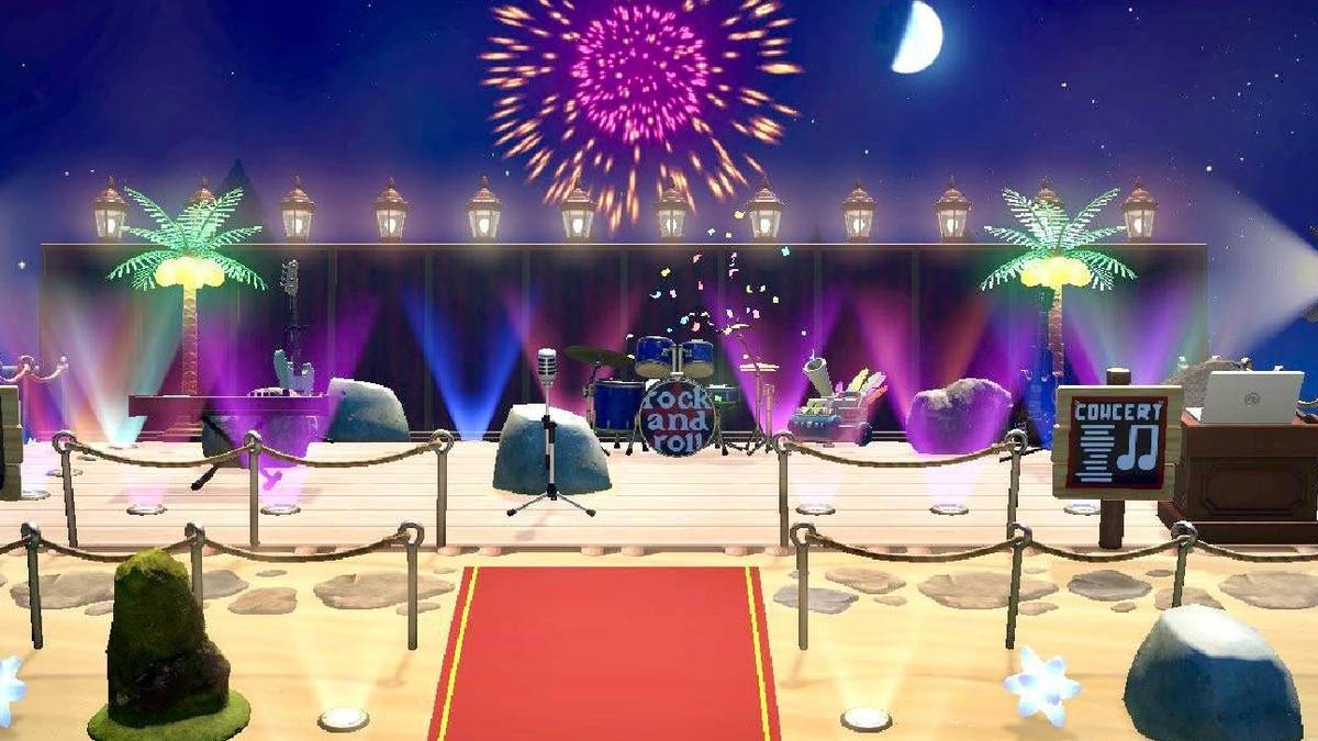 Animal Crossing Player Hosts A Literal Rock Concert