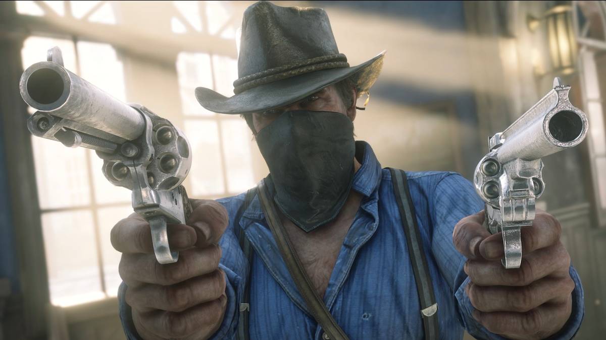 Red Dead Redemption 2 Mod Makes Arthur's Weapons Ridiculously Big