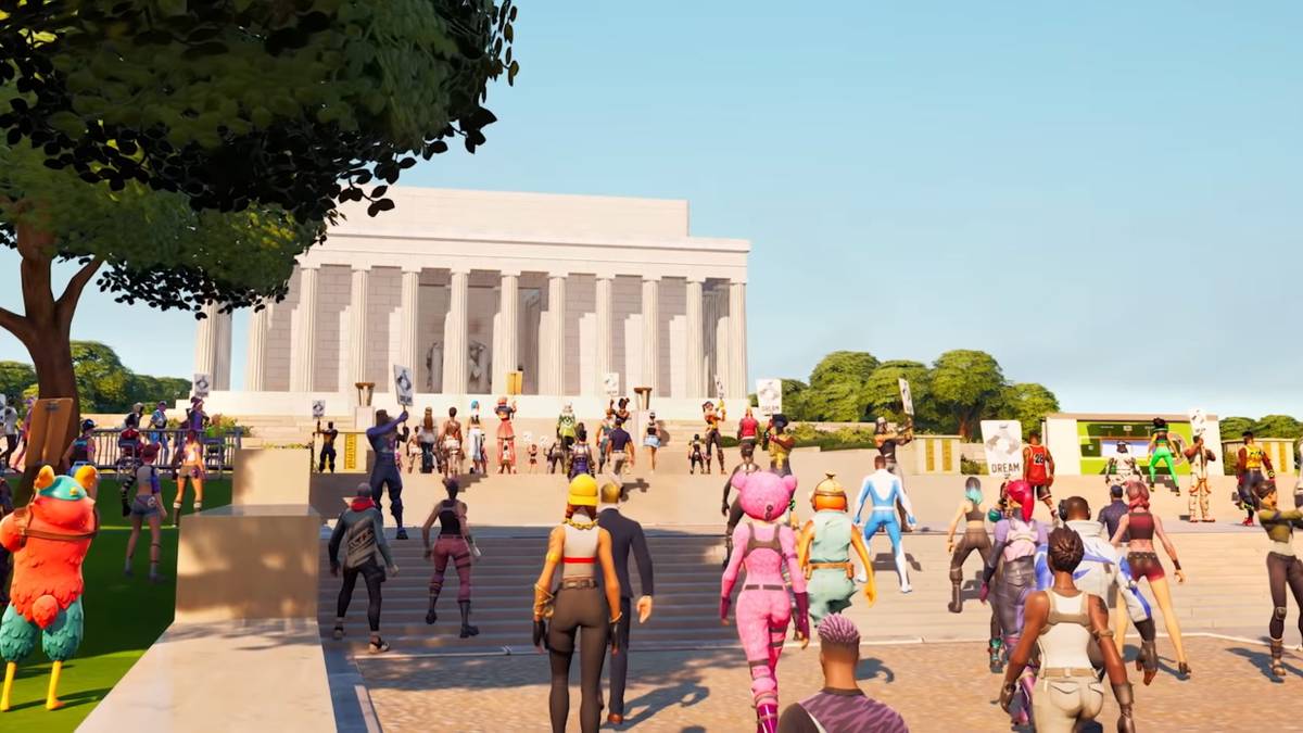 Fortnite Bringing MLK, Jr.'s "I Have a Dream" Speech To Virtual D.C.