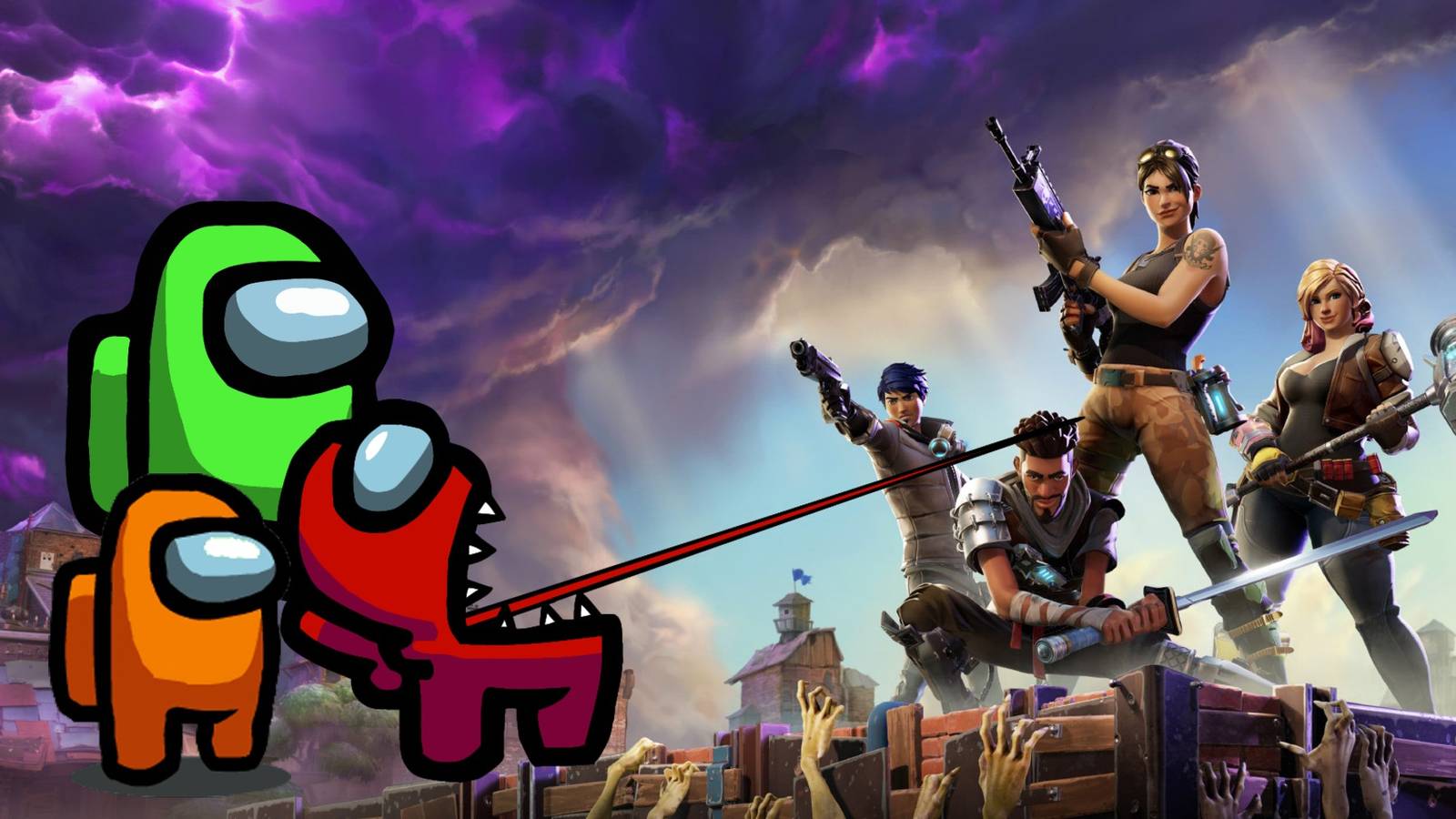 Fortnite & Among Us Crossover Finally Happening After Impostors Drama