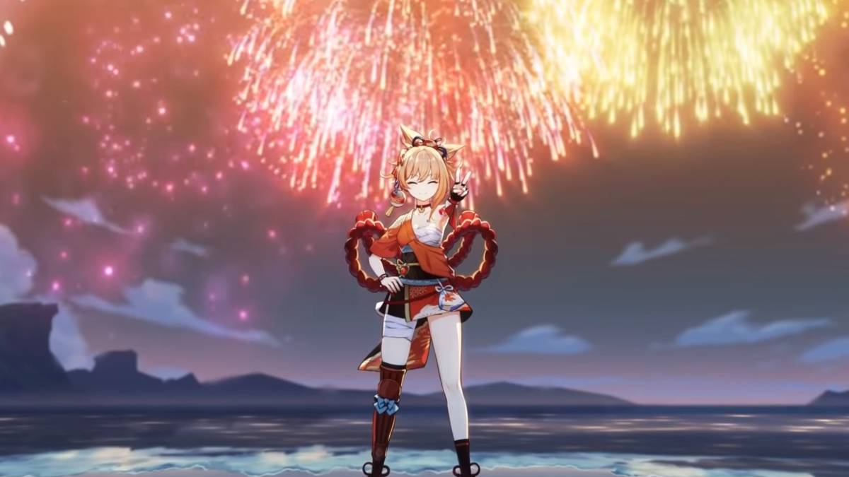Genshin Impact's Yoimiya Lights Up the Sky In Character Teaser