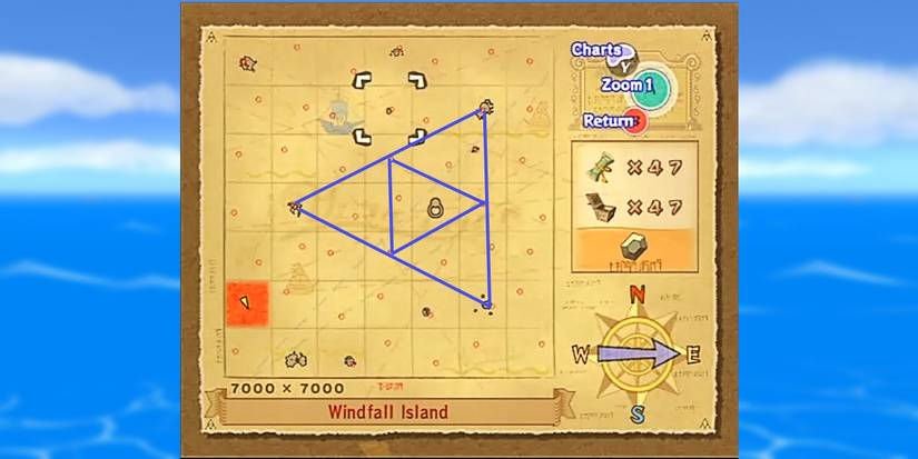 Wind Waker Hides A Triforce On Its Map