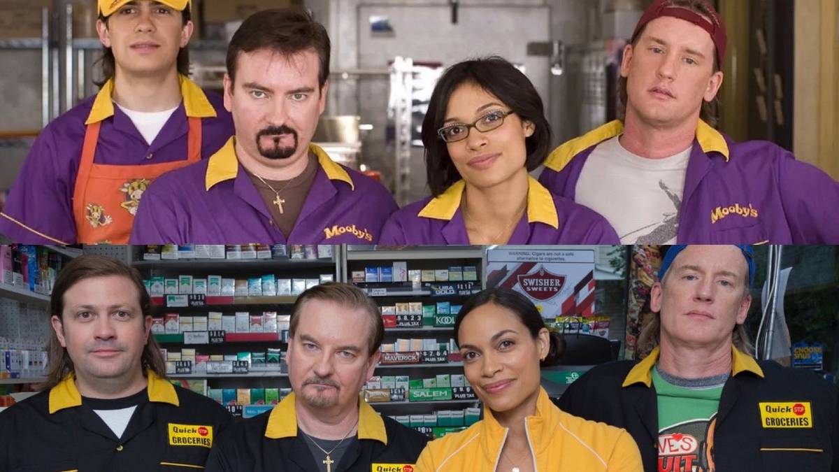 Kevin Smith Shares Clerks 3 Cast Comparison Photo & Filming Update