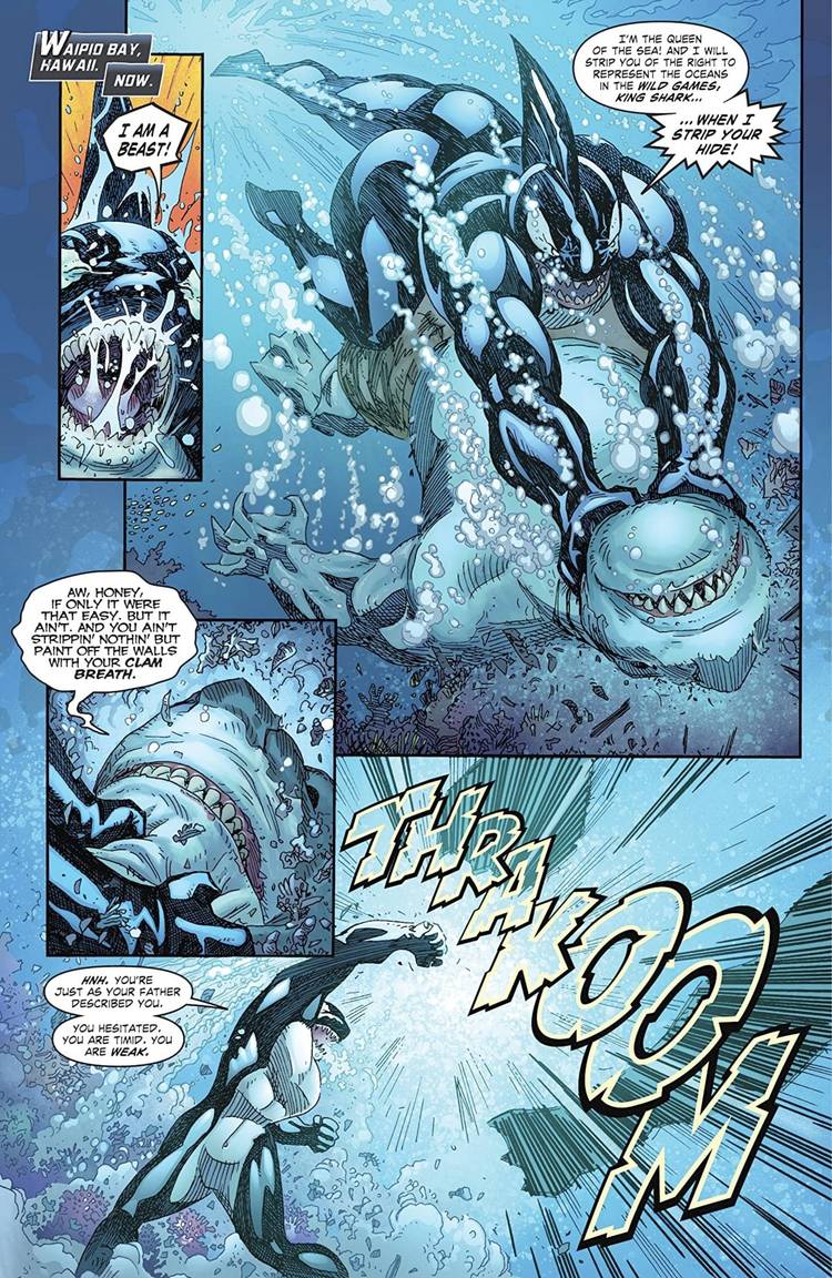 Suicide Squad’s King Shark Is No Match for the Queen of DC’s Ocean