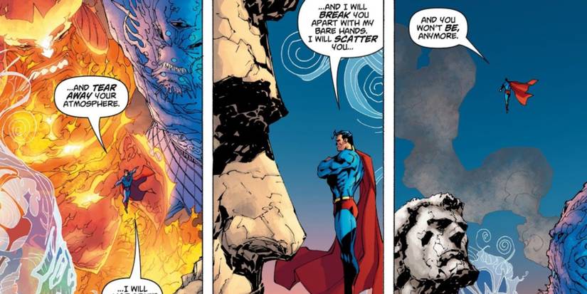 superman angry comics