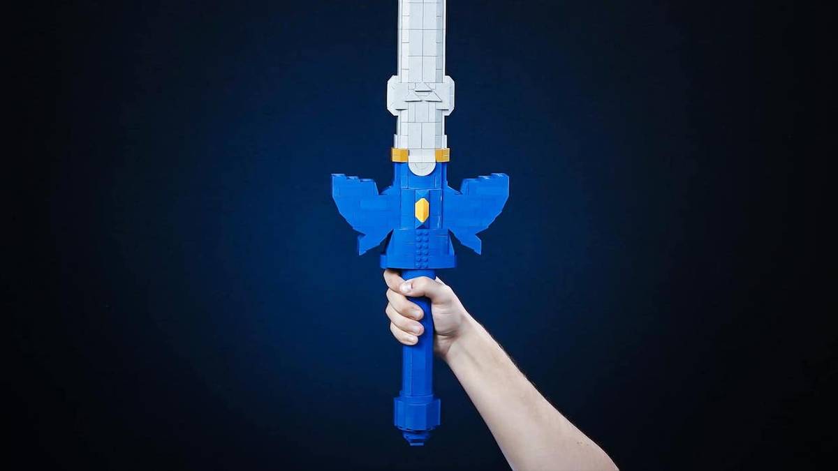 Legend of Zelda's Iconic Master Sword Gets Life-Size LEGO Replica
