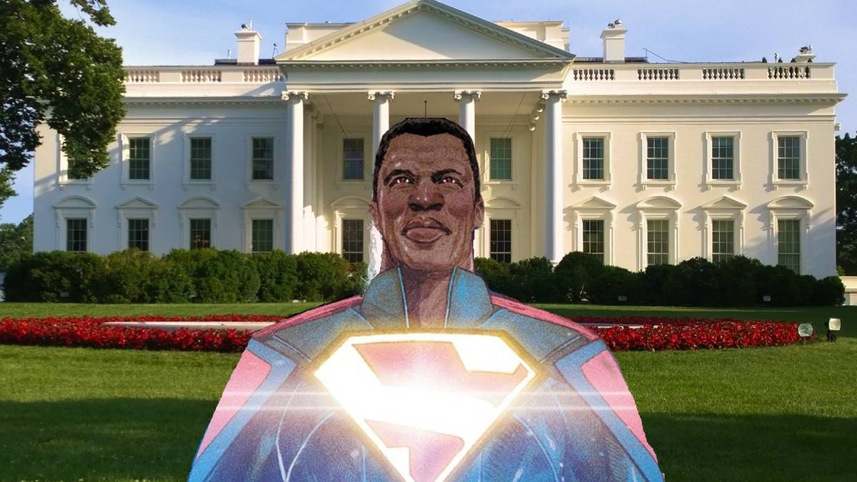 President Superman's Fortress of Solitude Is Inside the White House