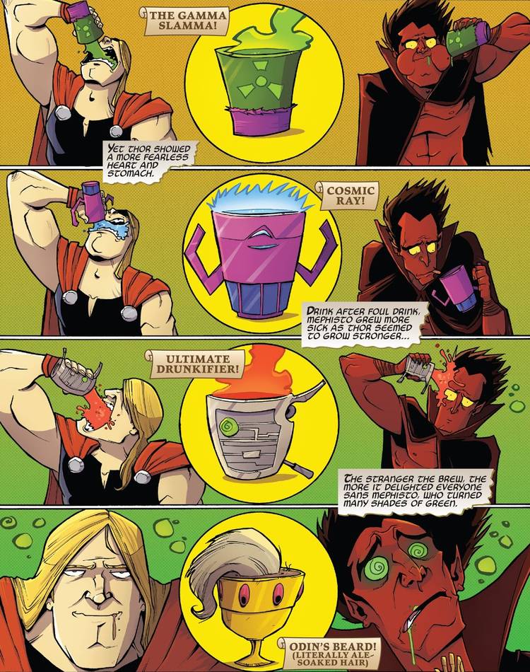 Thor's Greatest Victory Was In A Drinking Contest Against The Devil