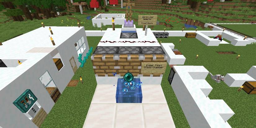 How to Make an Ender Pearl Stasis Chamber in Minecraft