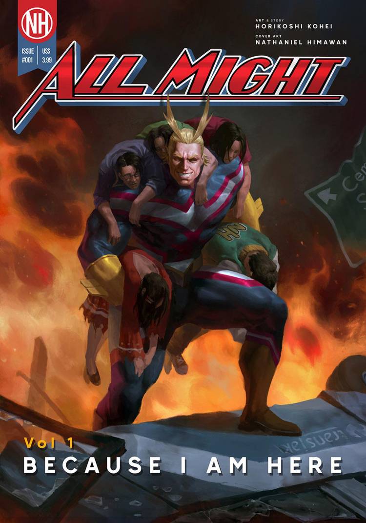 MHA's All Might Gets His Own Alex Ross-Like Cover in Gorgeous Fan Art