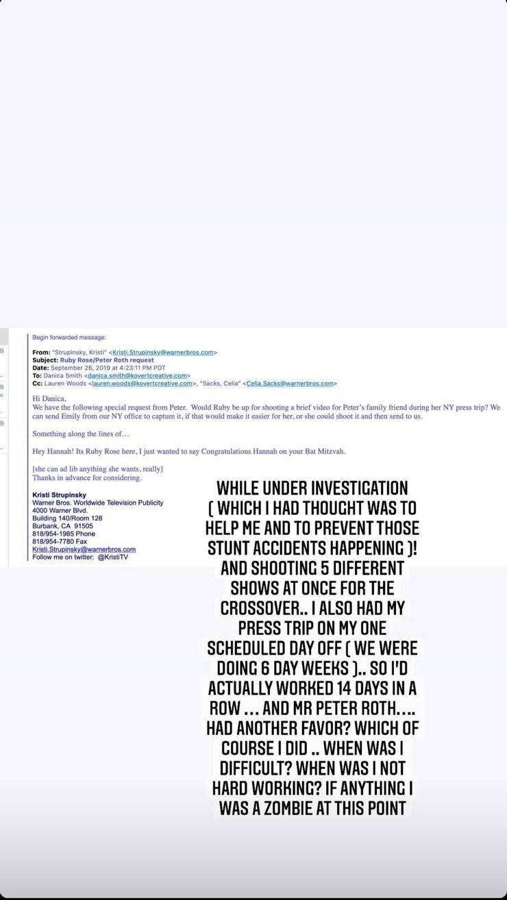 Ruby Rose Releases Emails to Back Up Her Batwoman Allegations