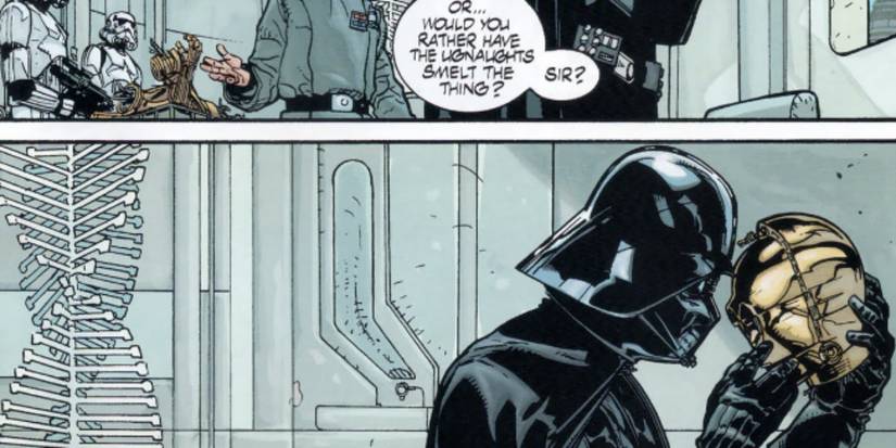 11 Most Iconic Darth Vader Panels In Star Wars Comics