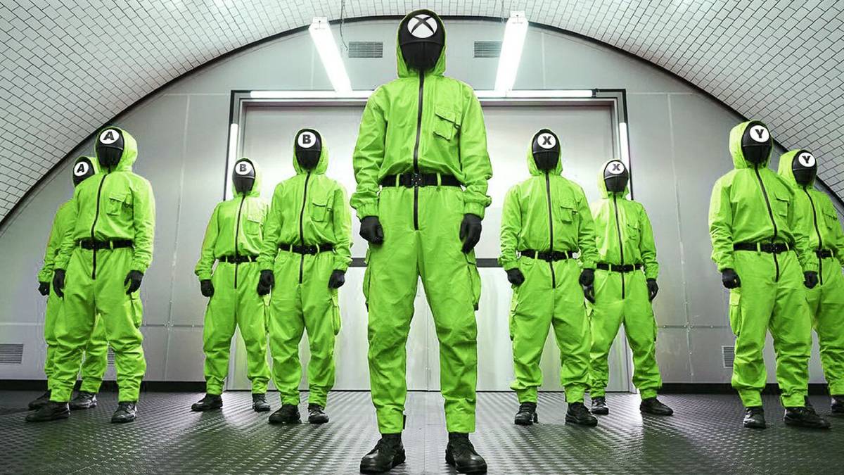 Xbox Squid Game Meme Turns the Red Guards Green