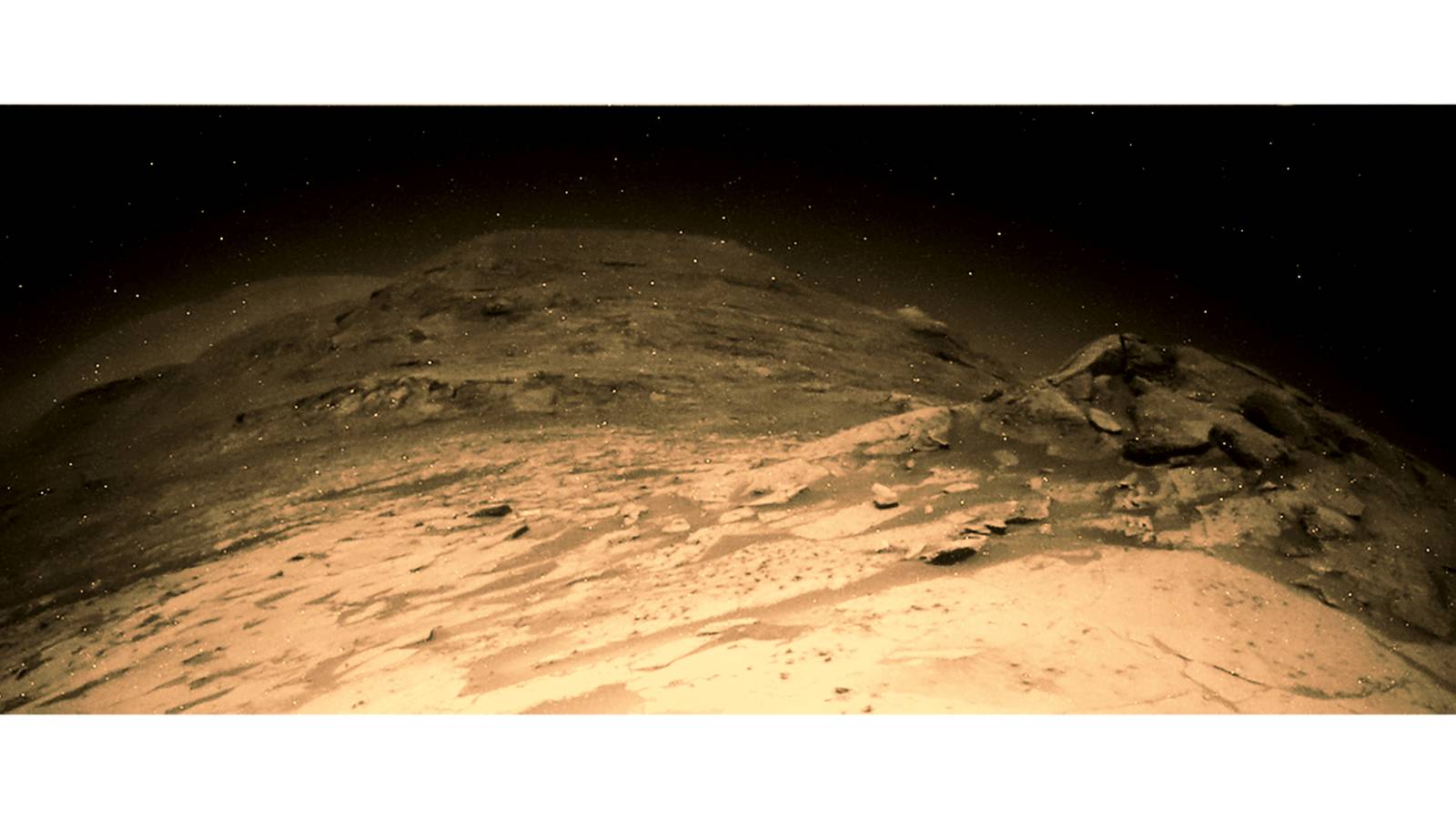 Curiosity Stares Down A Martian Mountain In New Rover Photo