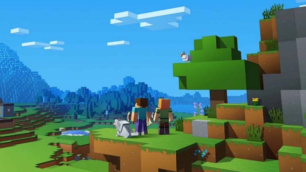 Clever Minecraft Build Turns it Into a 2D Game