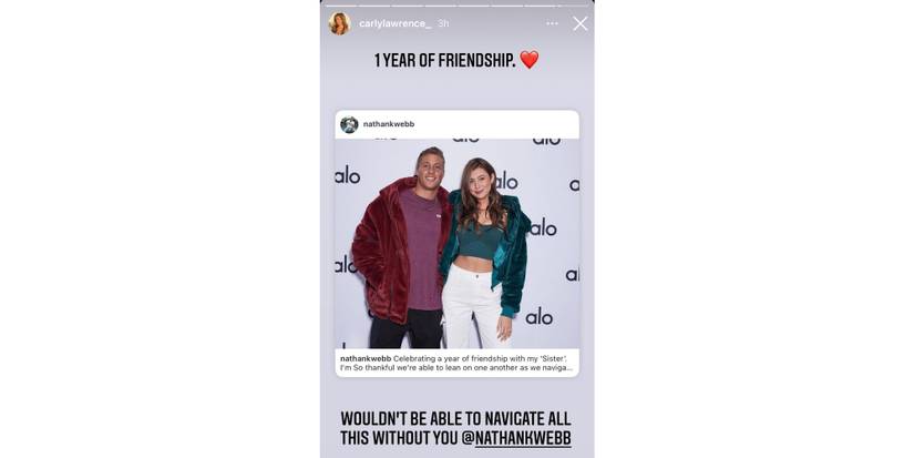 Too Hot To Handle: Nathan Calls Carly His 'Sister' In Sweet IG Post