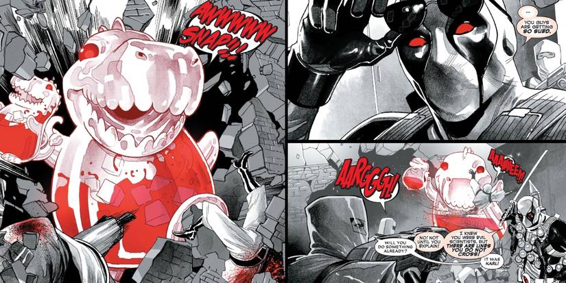 Deadpool is Fighting Marvel's Version Of The Kool-Aid Man (Literally)