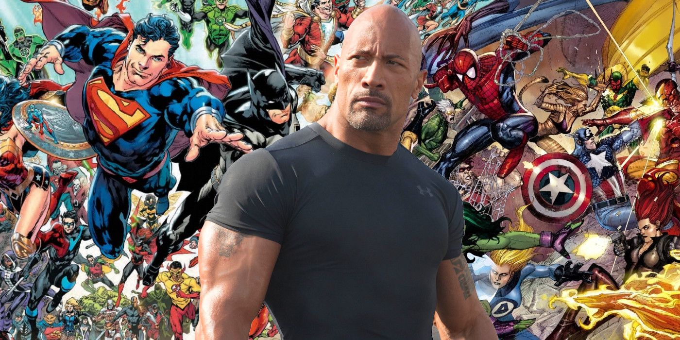 Dwayne Johnson Thinks He Can Make A Marvel/DC Crossover Movie Happen