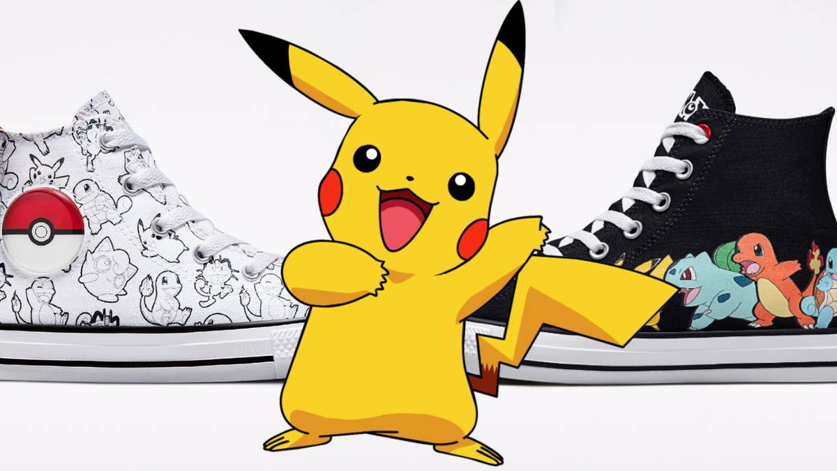 Pokémon Converse Shoes Feature Pikachu, Squirtle & More Gen 1 Classics