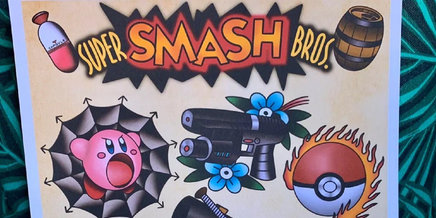 Super Smash Bros. 64 Tattoo Sheet Will Inspire You To Get Inked