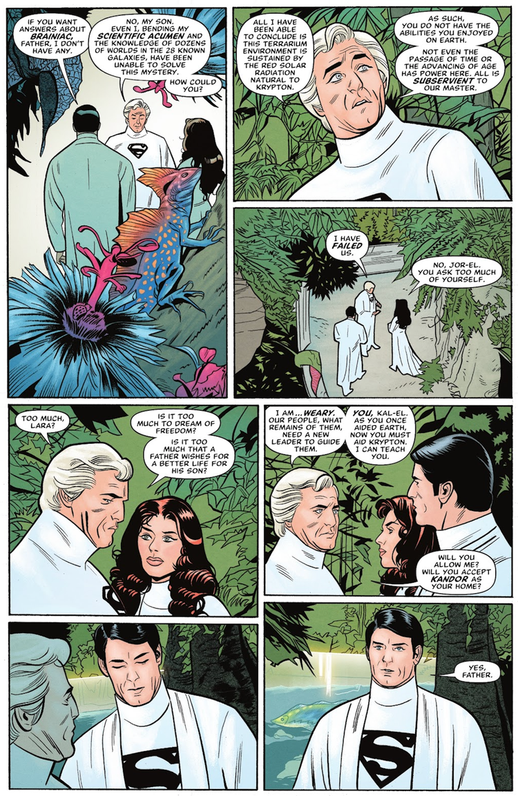 Christopher Reeve's Superman is Reunited With Jor-El in DC's Sequel Comic