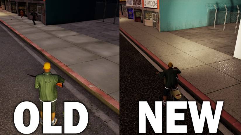 GTA San Andreas Definitive Edition Mod Fixes Rockstar's Textures