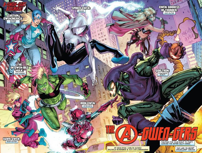 Spider-Gwen Formed an Avengers Team of Gwen Stacy Variants