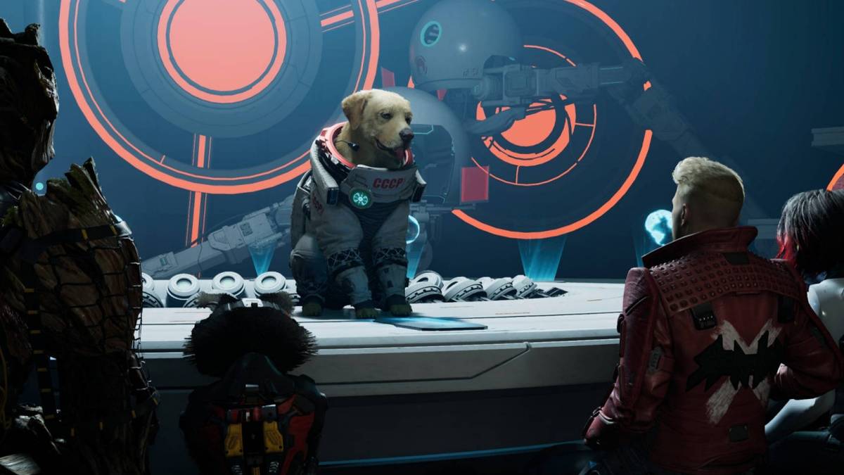 Guardians of the Galaxy Game: Real Dog Loves Cosmo In Cute Clip