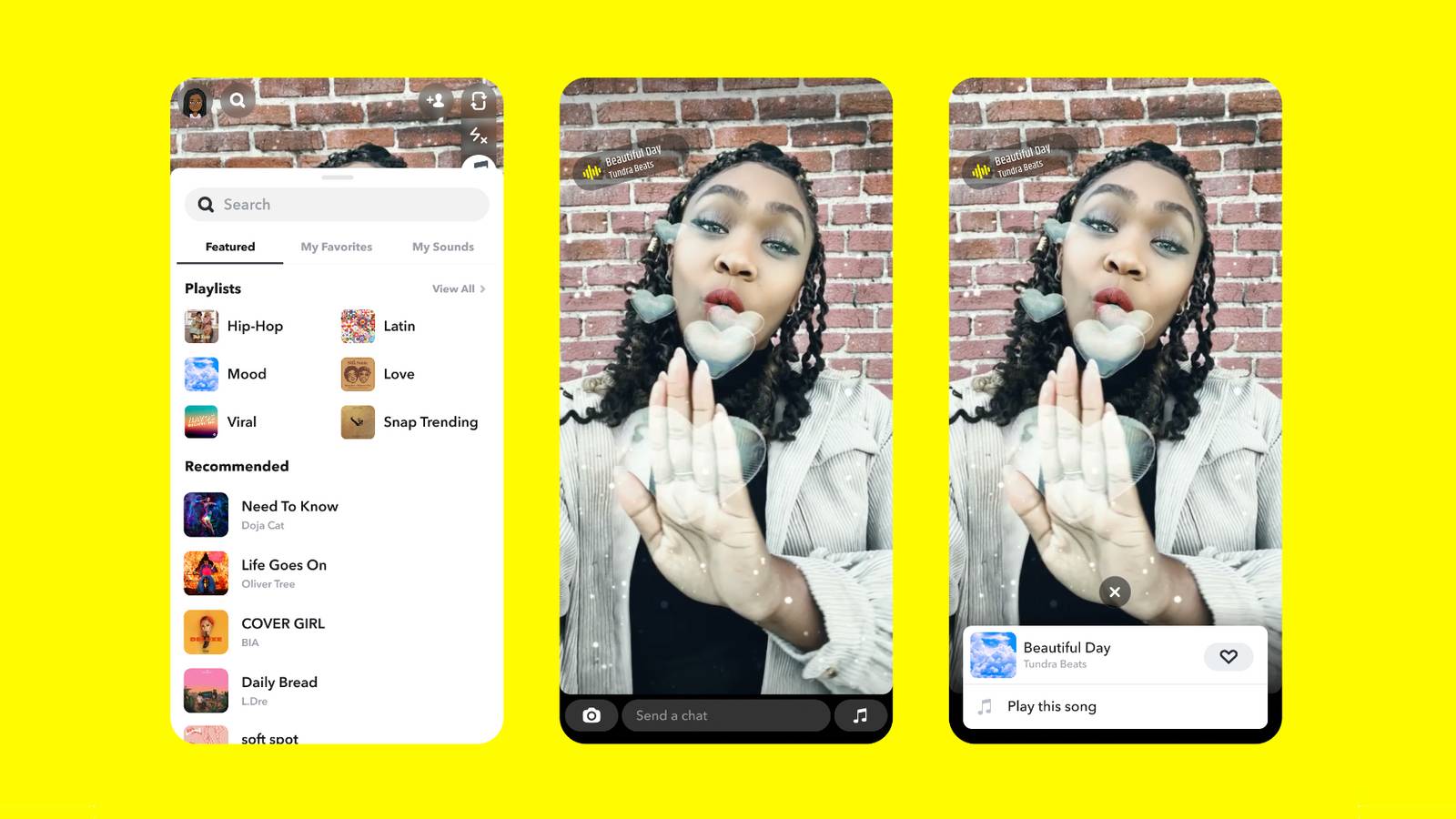 Snapchat’s Deal With Sony Music Will Let you Create an Animated Music Video
