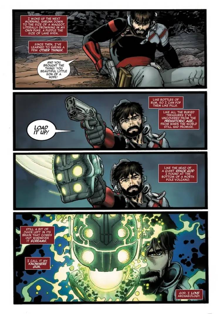 Tony Stark's New Weapon Turns A Celestial Into a Literal Gun